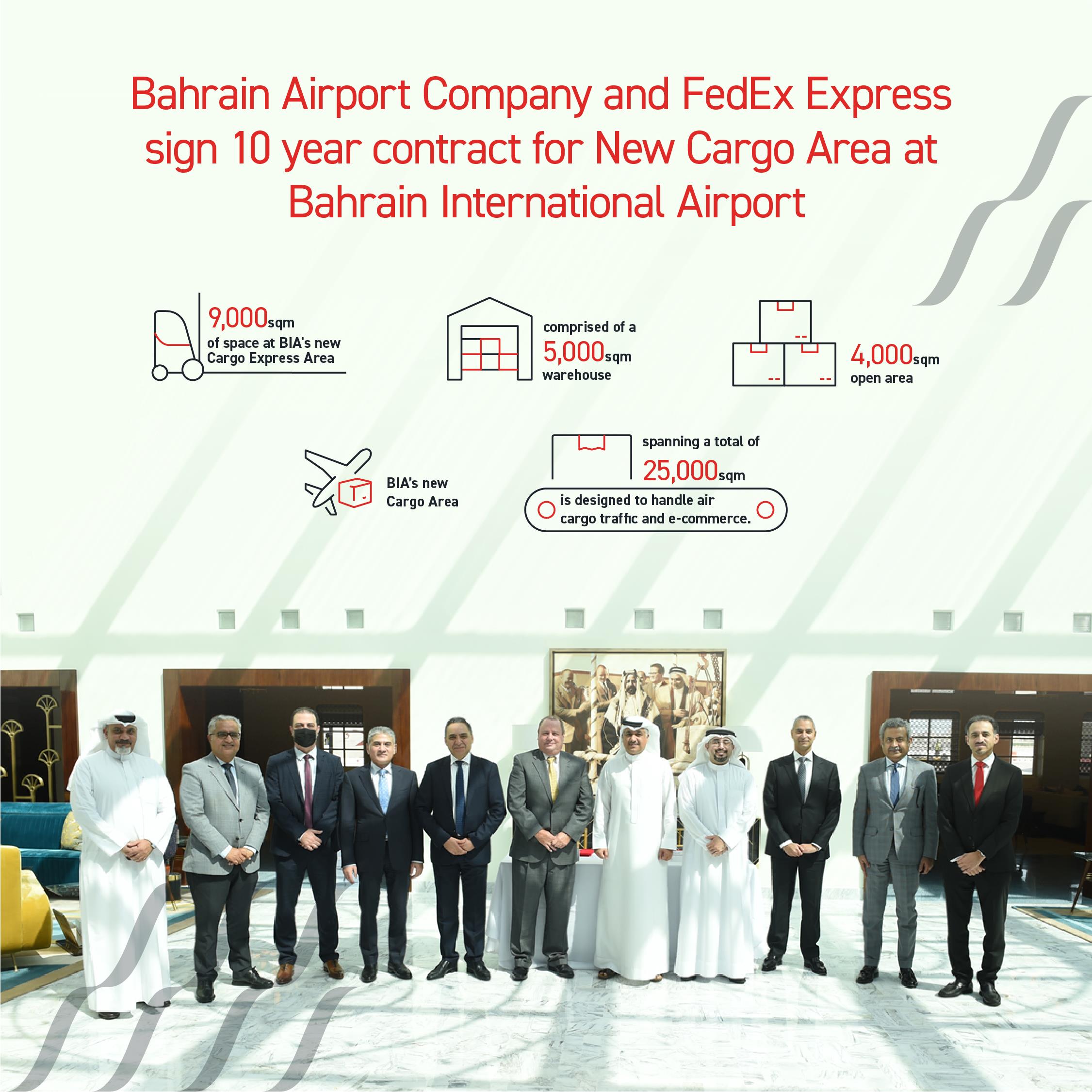 Bahrain Airport Company and FedEx Express sign contract to operate ...